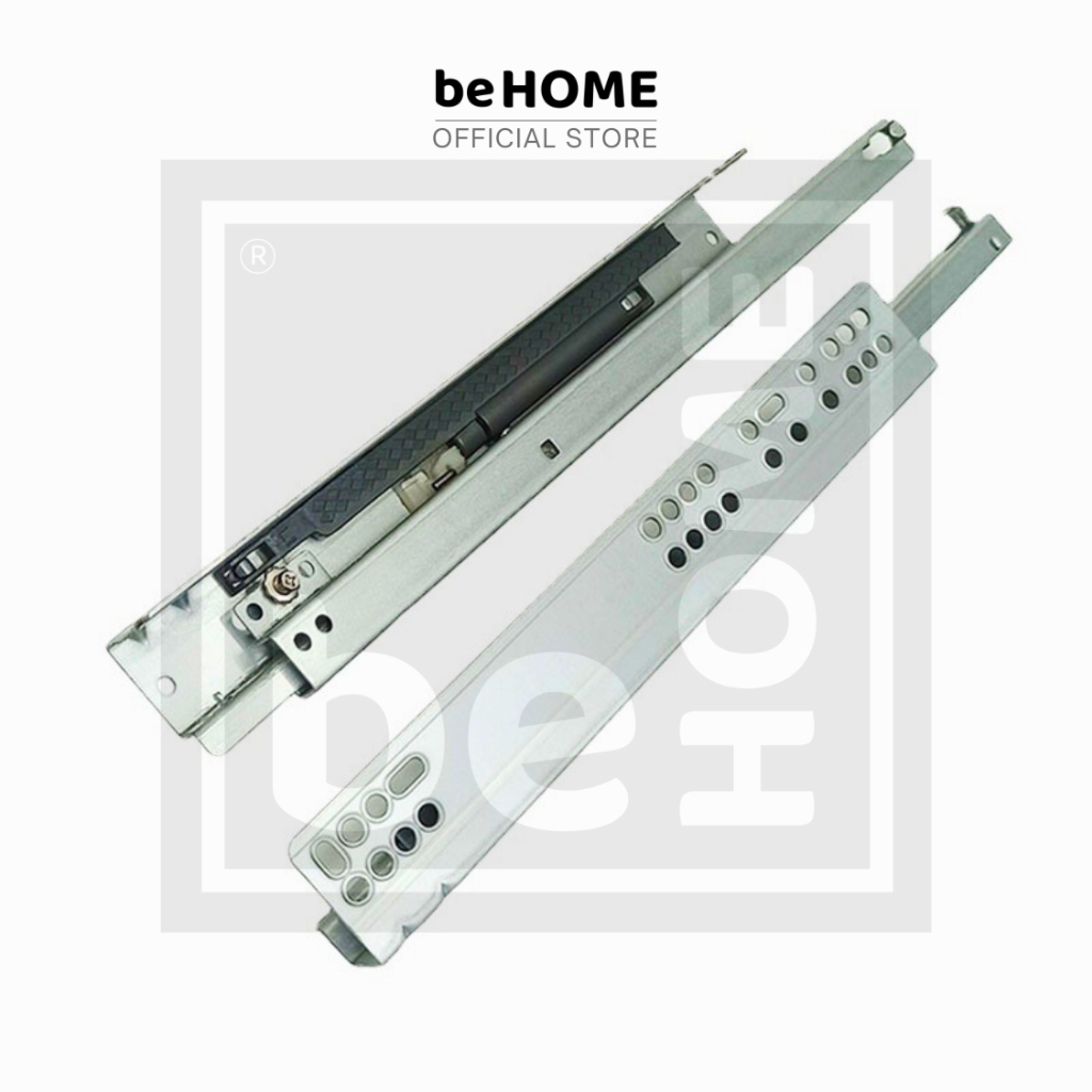 Ray Âm Giảm Chấn 2 Tầng ZUB độ mở 3/4 có đủ kích thước, Ray âm hộc tủ ...