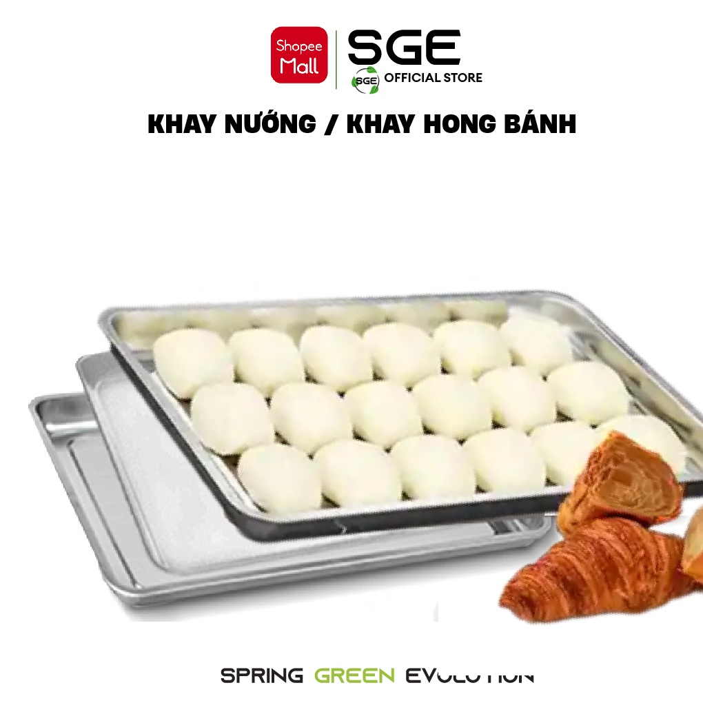 [SALE ĐẦU THÁNG] Khay Nhôm Nướng Bánh / Khay Lò Nướng Bánh SGE PF-Tray ...