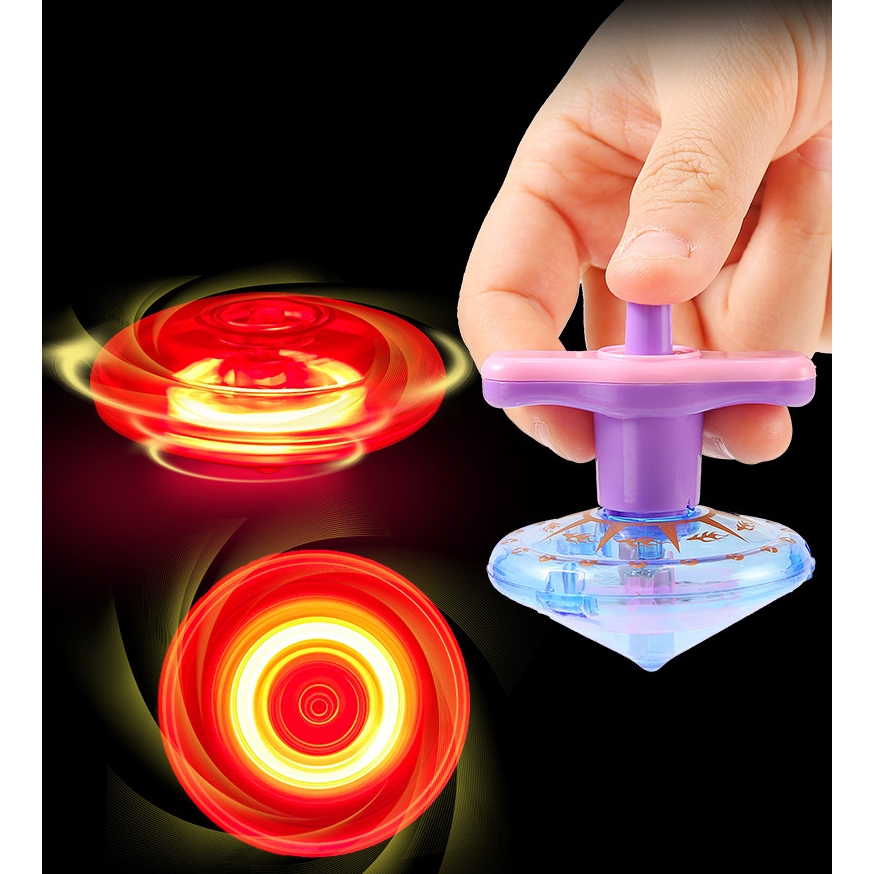 Đồ chơi con quay phát sáng, con quay bấm có đèn | Shopee Việt Nam