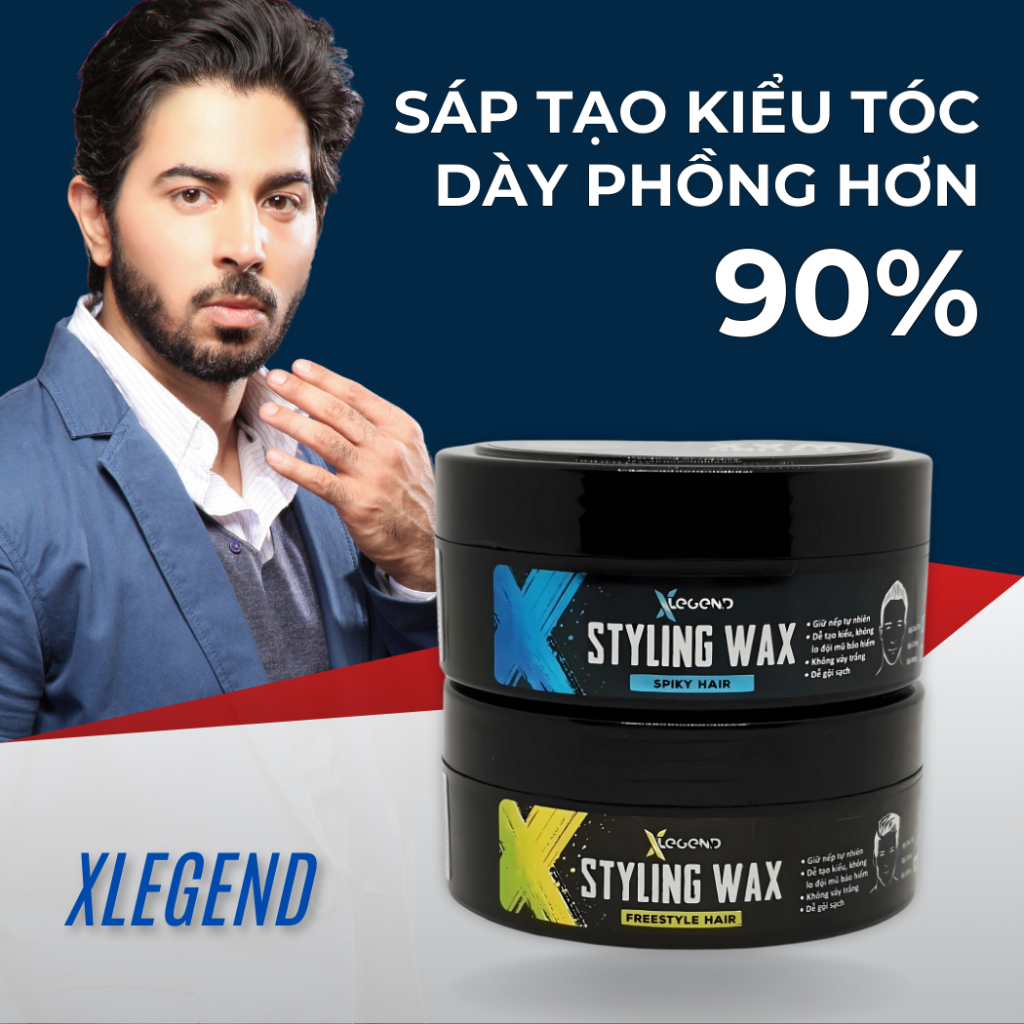 Sáp tạo kiểu tóc nam XLegend Styling Wax 100g | Shopee Việt Nam