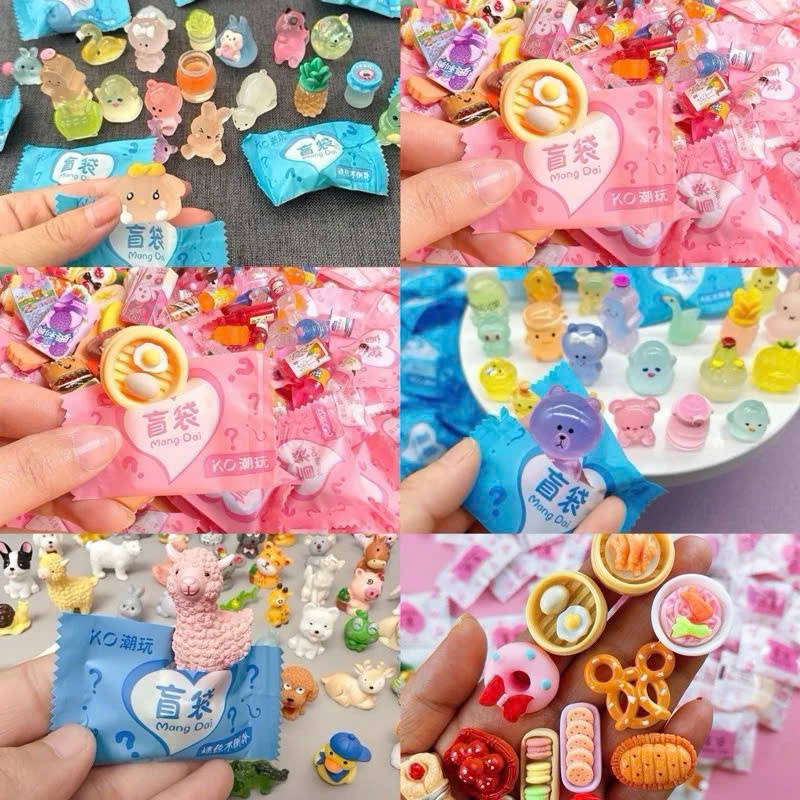 Sét 100 túi mù labubu cappy Blind Bag lộn xộn giá rẻ , Túi mù ngẫu ...