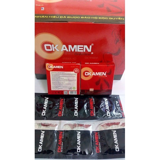 Bao cao su OK AMen (Che tên tinh tế) - Hộp 3 cái, Hộp 12 cái | Shopee ...
