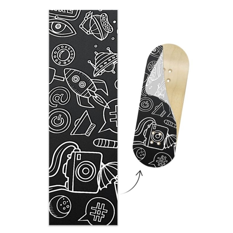 Tấm dán fingerboard graphics ván trượt tay | Shopee Việt Nam
