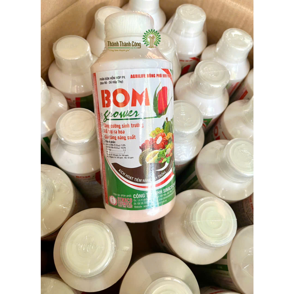 Phân bón hổn hợp PK BOM Frower 500ml - Tăng cường sinh trưởng, Hổ trợ ...