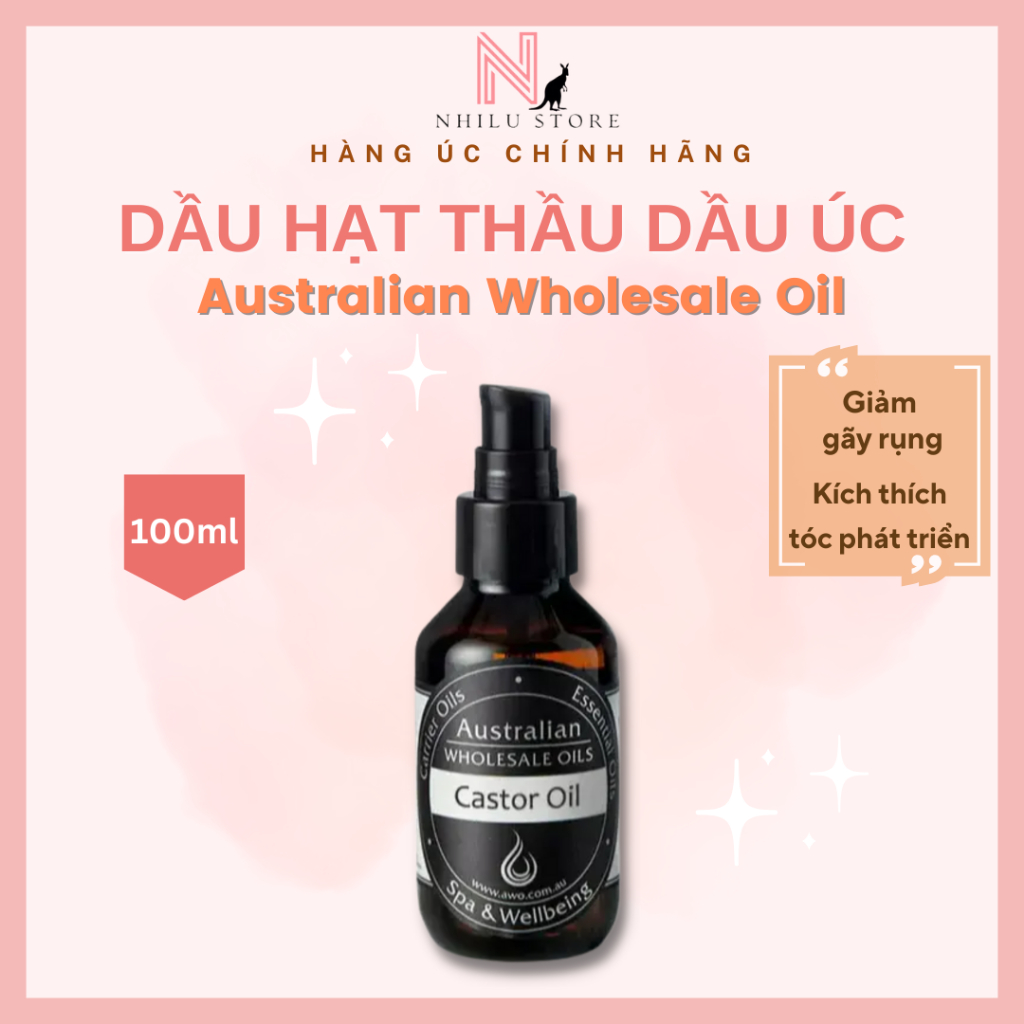 Dầu Hạt Thầu Dầu Úc Castor Oil Australian Wholesale Oils | Shopee Việt Nam