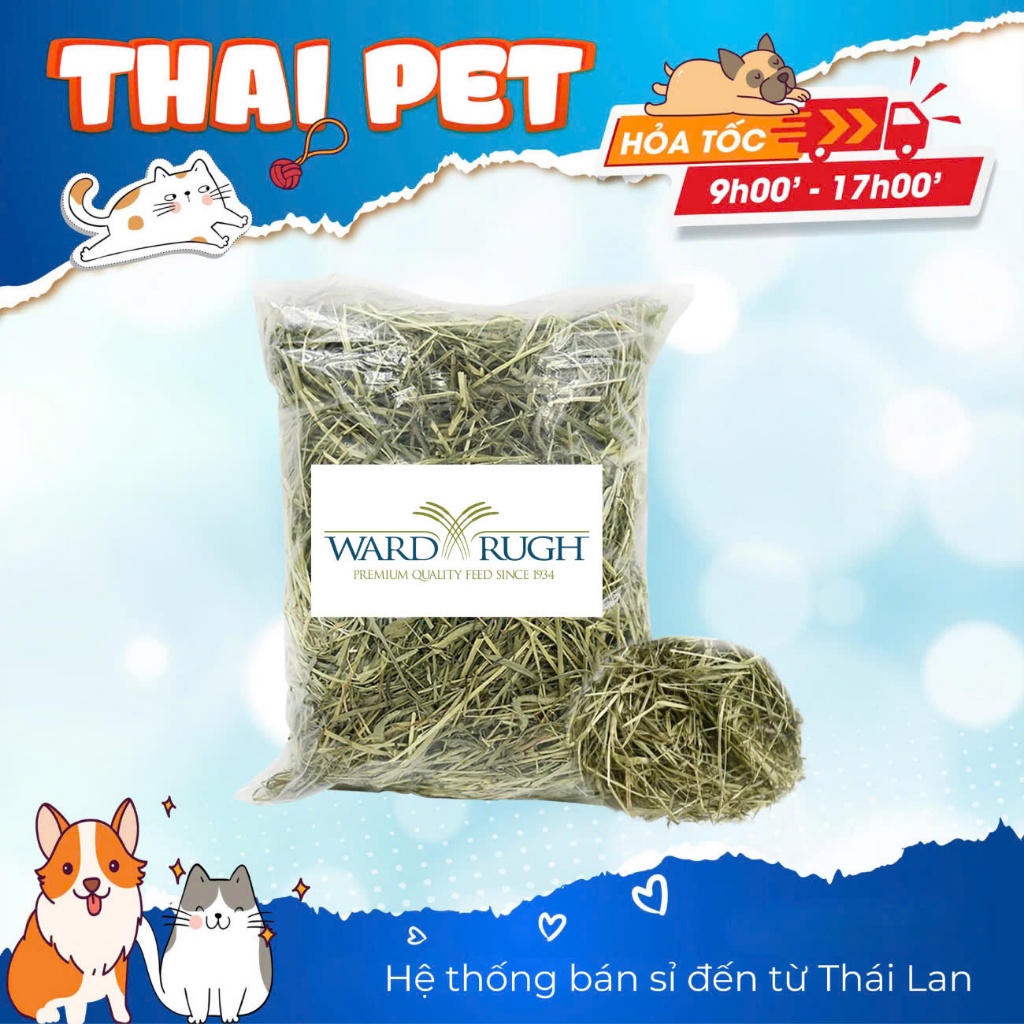 Cỏ Tymothy Hay WARD RUGH 1st Supper Premium Cho Thỏ, Bọ Ú, Chinchilla ...