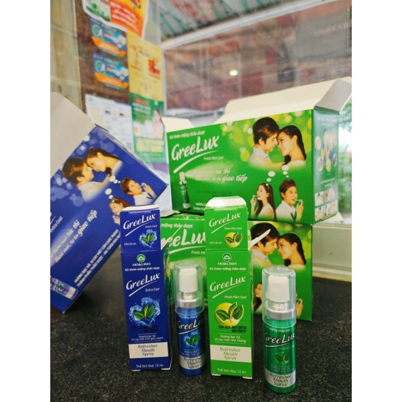 Xịt thơm miệng Greelux chai 12ml | Shopee Việt Nam