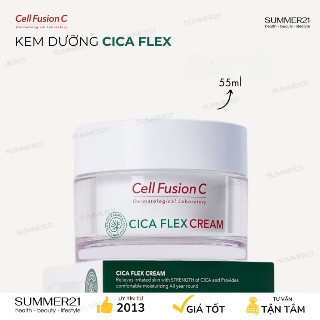 Kem dưỡng CELL FUSION C CICA FLEX CREAM 55ML | Shopee Việt Nam