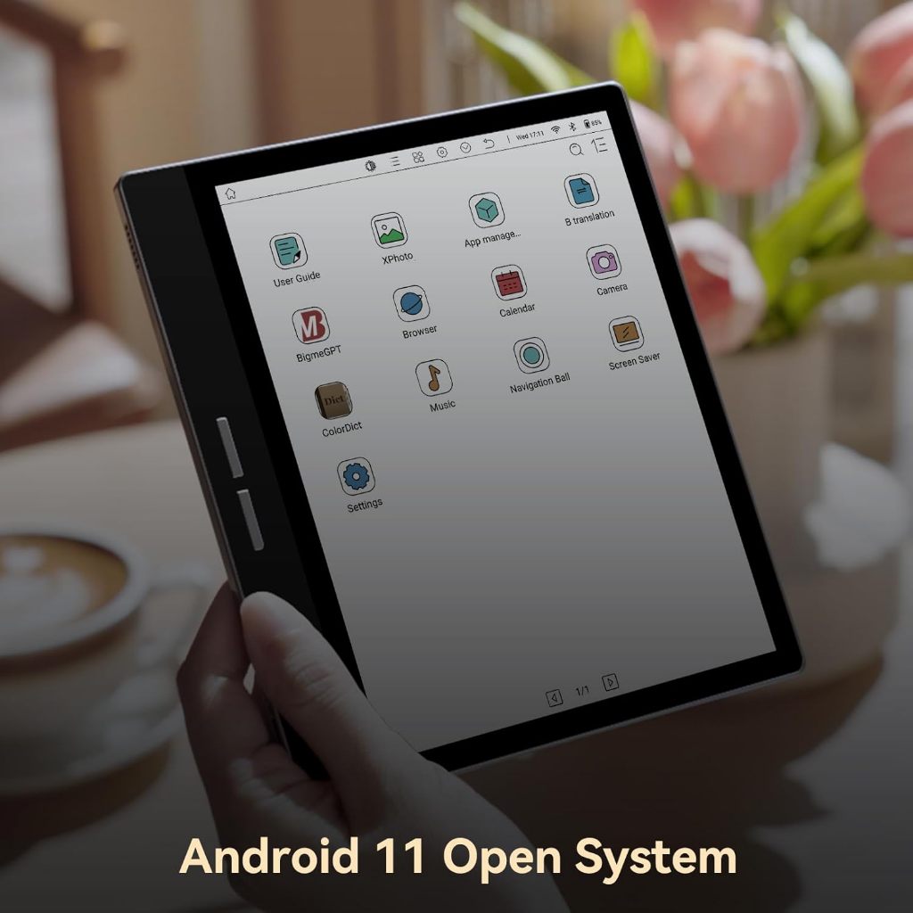 Máy đọc sách Bigme 7'' B751C màu với hệ điều hành Android 11 | Shopee ...