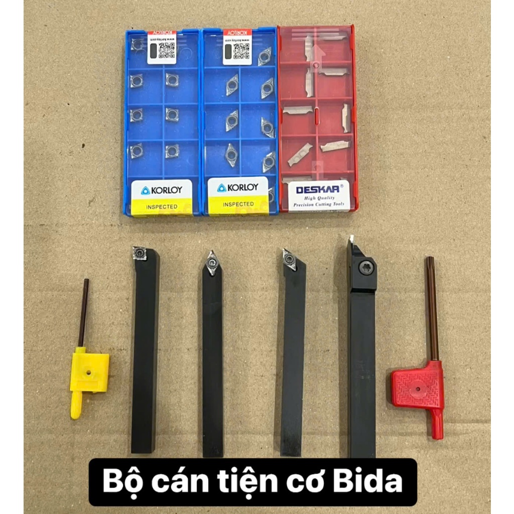 Bộ cán dao tiện cơ Bida cho máy tiện MiNi mảnh dao chip tiên cơ Bi a ...