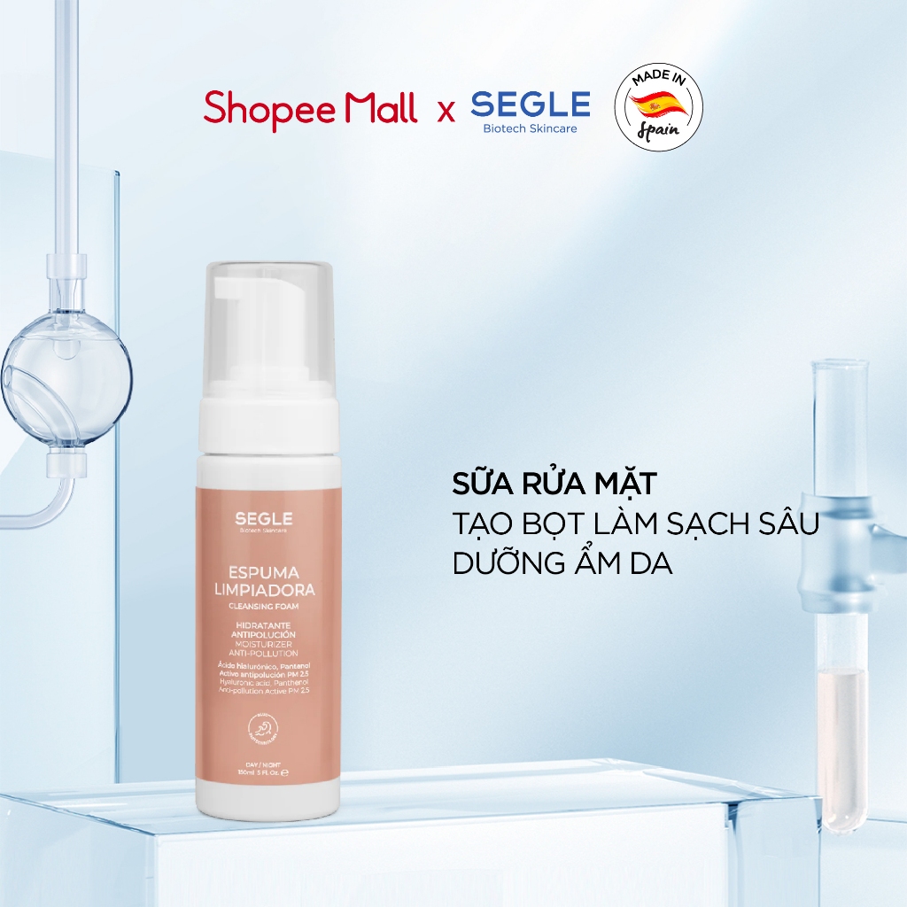 SEGLE CLEANSING FOAM - Sữa Rửa Mặt Tạo Bọt Làm Sạch, Dưỡng Ẩm Và Chống ...