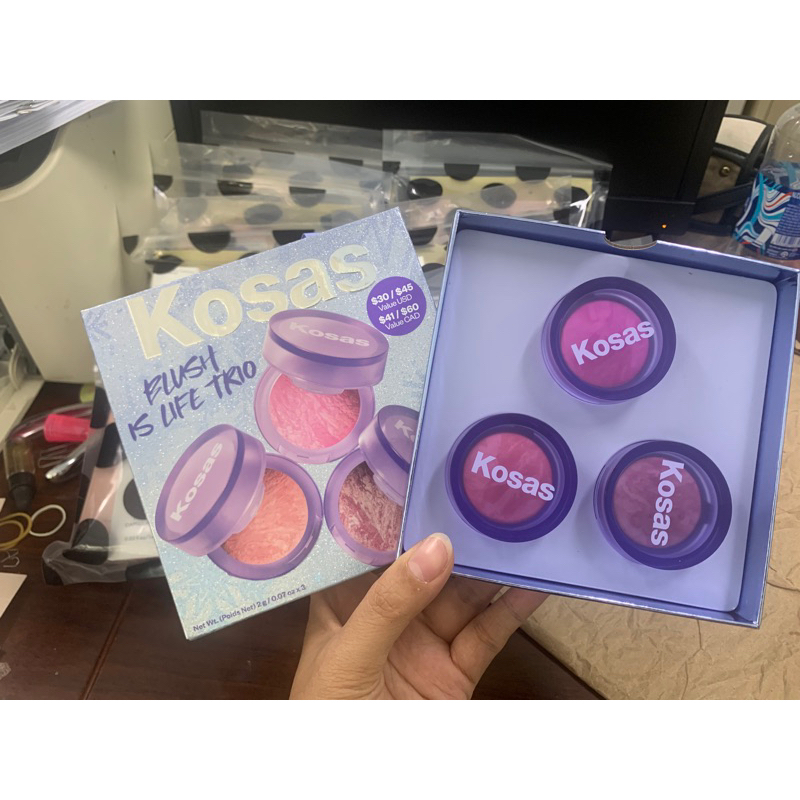 Kosas - Phấn má Kosas Mini Blush Is Life Trio Set bản Limited (tách set) | Shopee Việt Nam