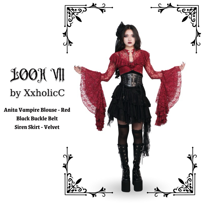 [ XxholicC ] - THIẾT KẾ ÁO GOTHIC Vampire Anita | Shopee Việt Nam