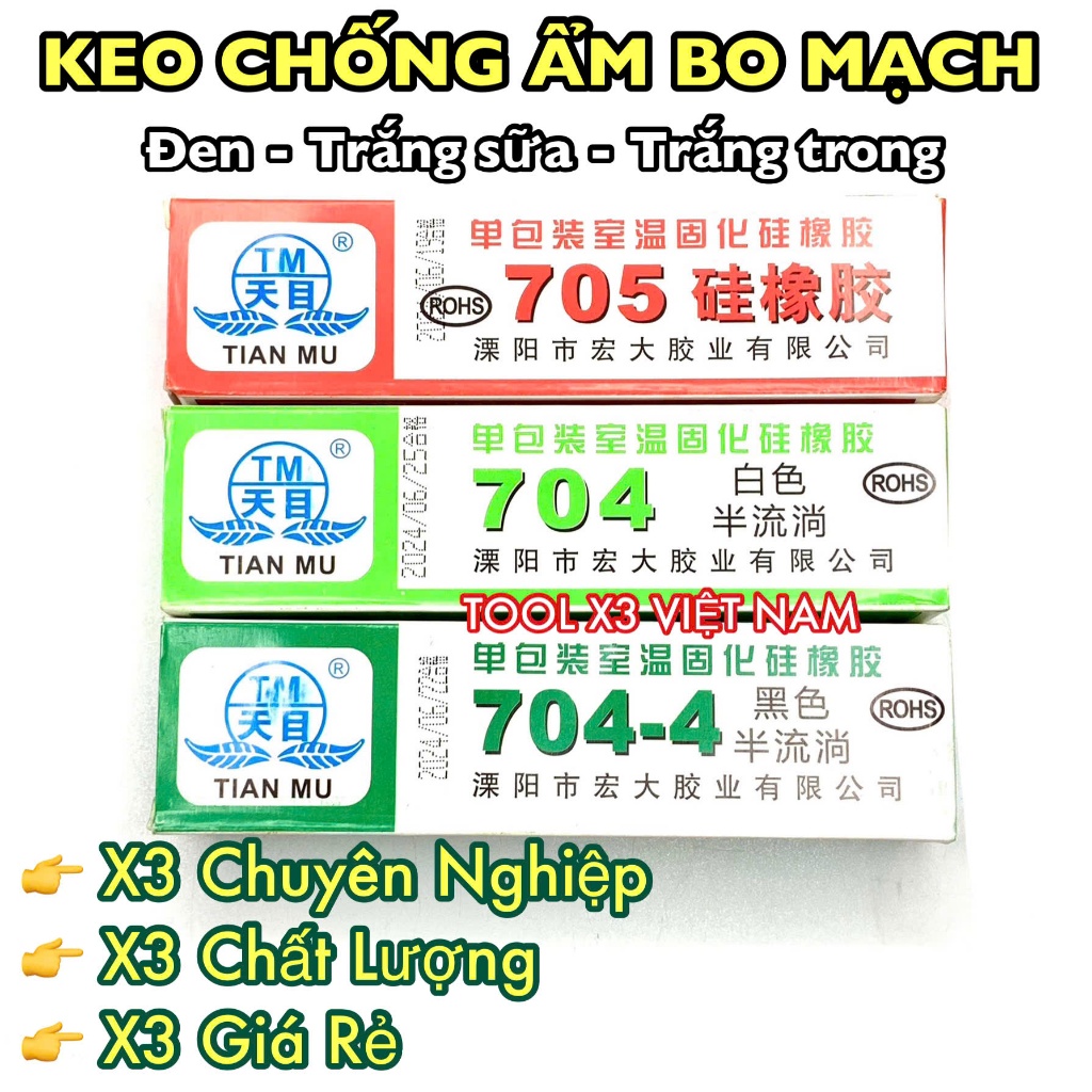 Keo đổ mạch bảo vệ bo mạch 704, 704-4, 705 (ToolVN) | Shopee Việt Nam
