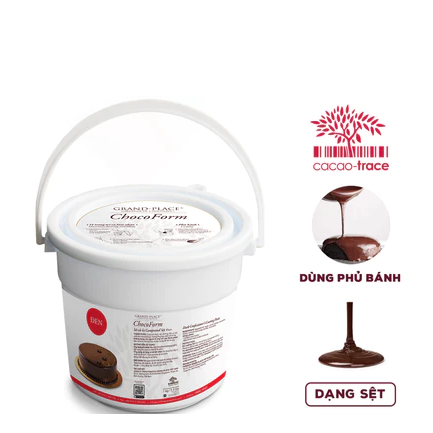 SÔ CÔ LA COMPOUND CHOCOFORM ĐEN 1KG - Puratos socola sệt đen | Shopee Việt Nam