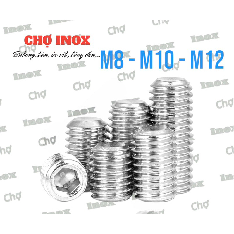 Ốc vít lục giác chìm (1 con) INOX 304 M8 M10 M12 | Shopee Việt Nam