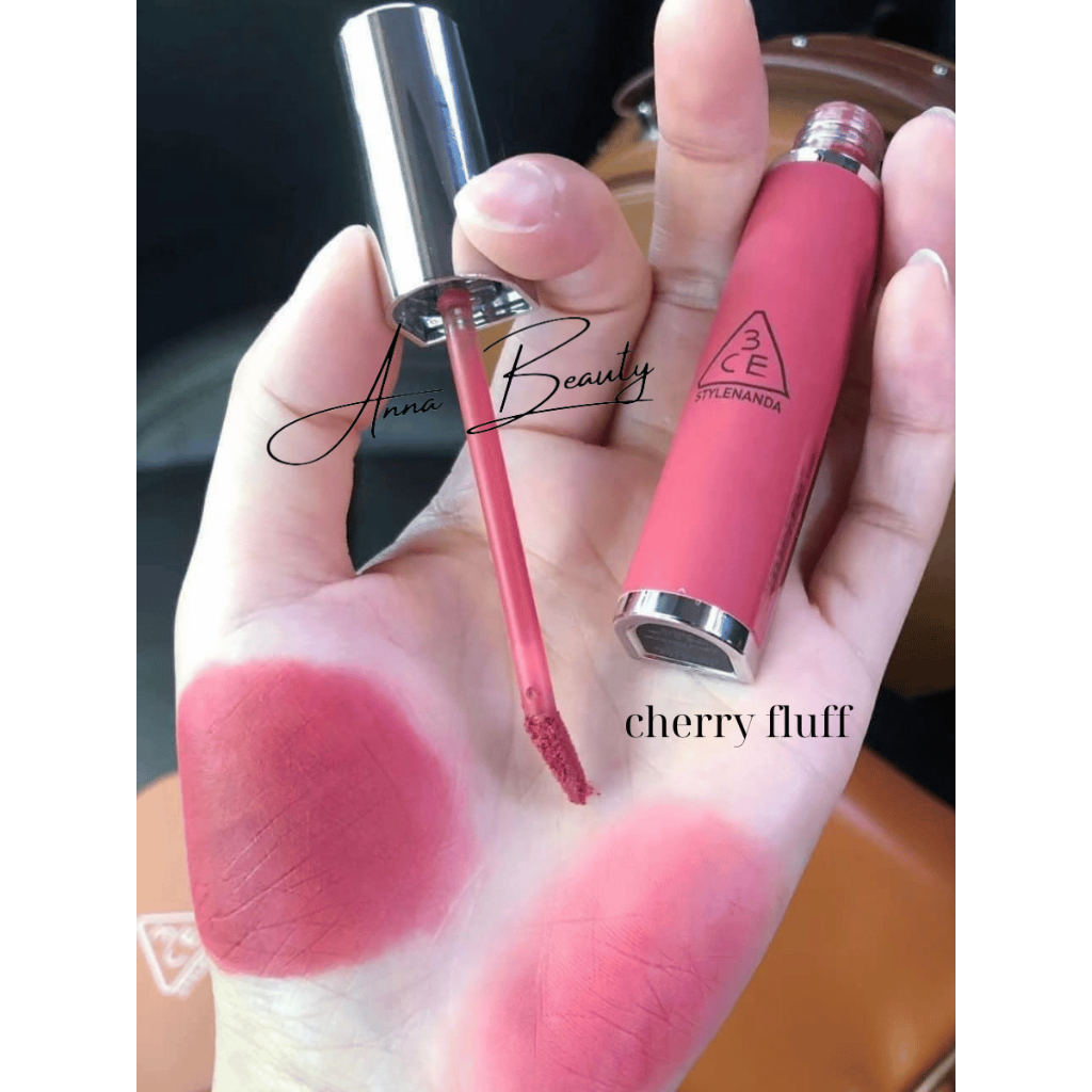 [ Mẫu Thử ] Son kem 3CE Hazy Lip Clay Whip Red | Shopee Việt Nam
