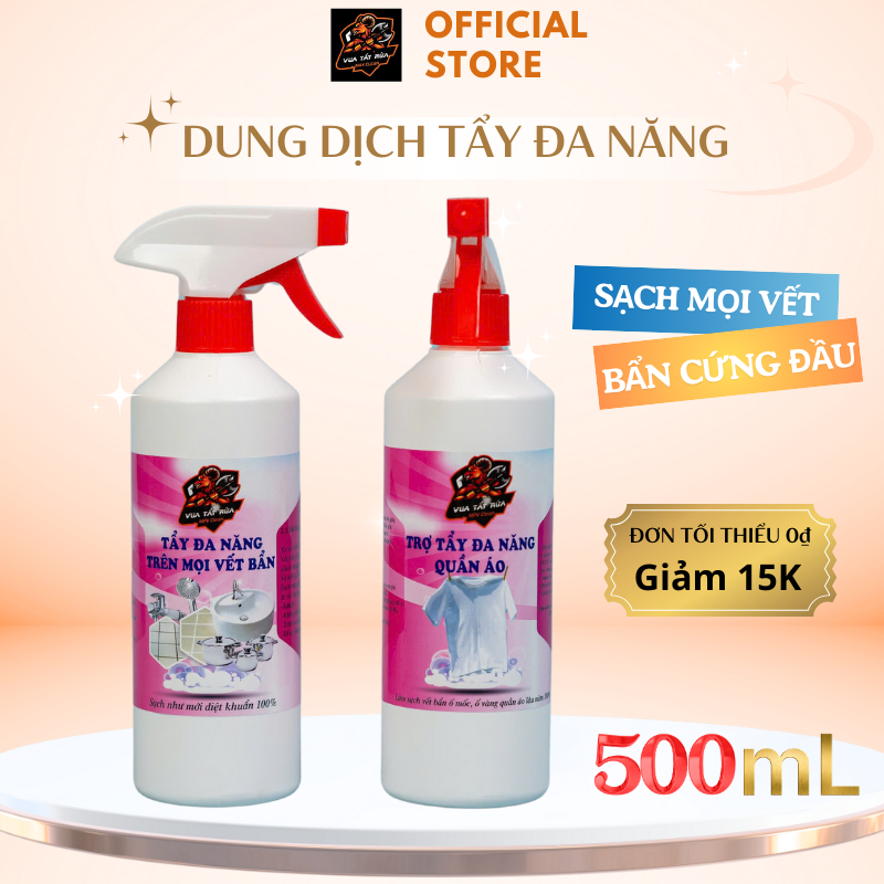 Combo 2 Chai Tẩy Vết Bẩn Tẩy Quần Áo Tẩy Mốc Loại Bỏ Mọi Vết Bẩn Chuyên ...