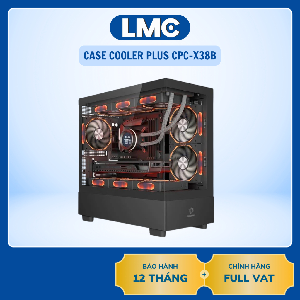 Vỏ Case CoolerPlus CPC-X38 2 mặt kính cường lực M-ATX / ITX | Shopee Việt Nam