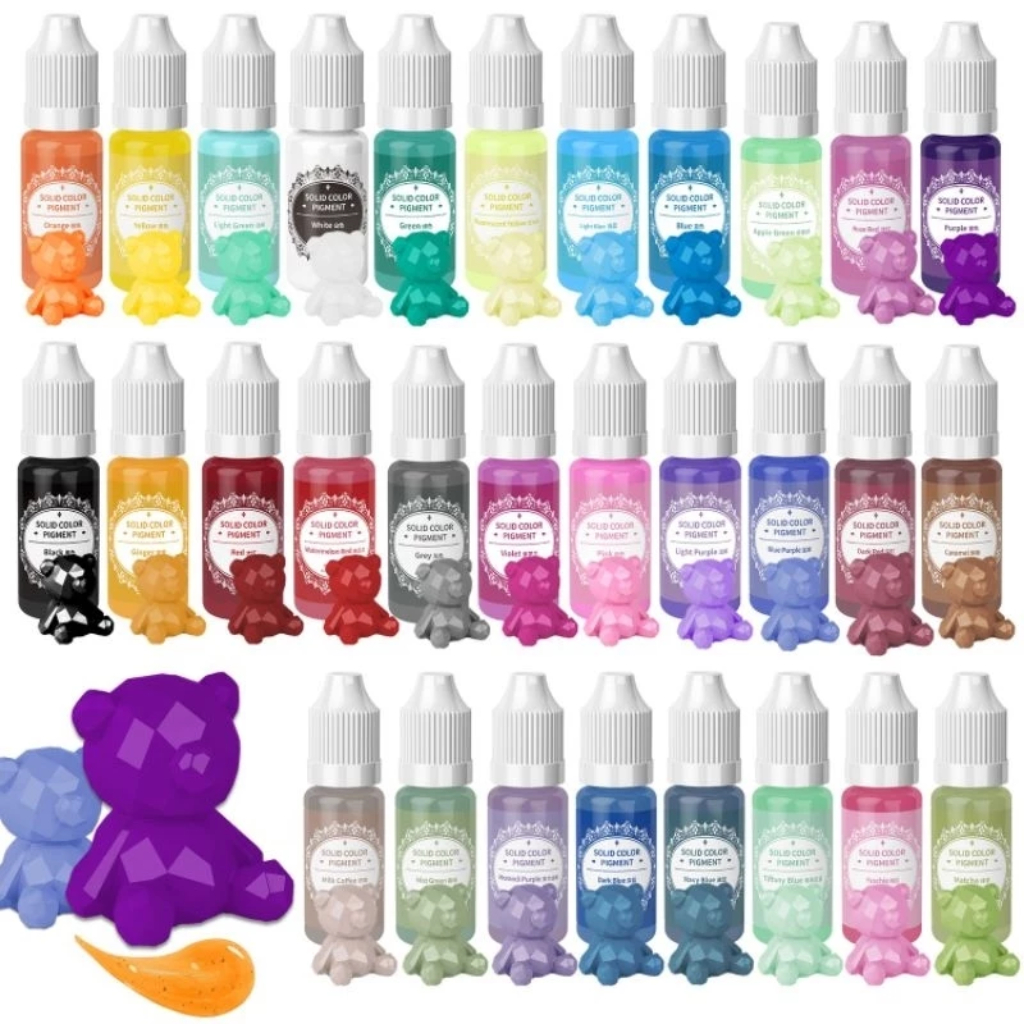 Bộ 18 Màu Pha Resin Dạng Đục - Màu Pha Resin Epoxy, Resin UV Cao Cấp ...