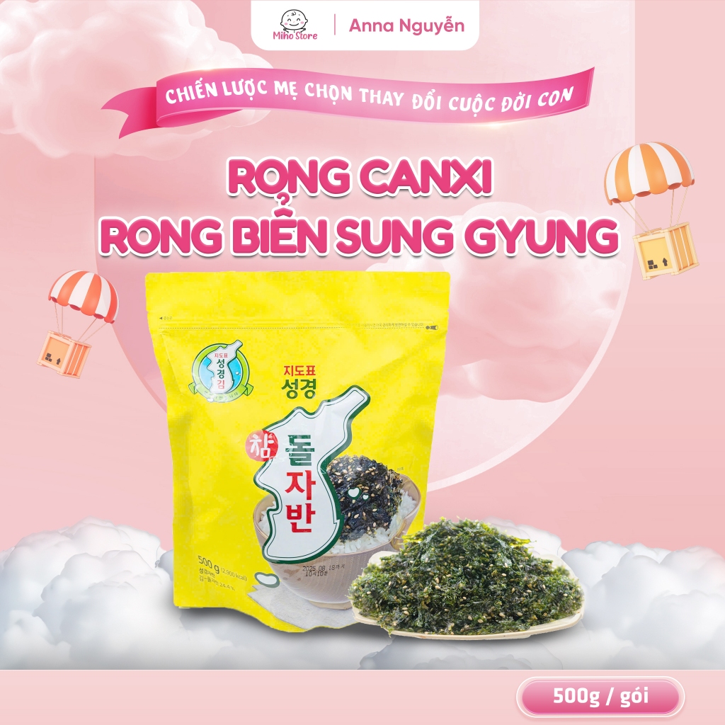 Rong Canxi - Rong biển Sung Gyung Hàn Quốc, Rong biển vụn Rắc Cơm, Bổ ...