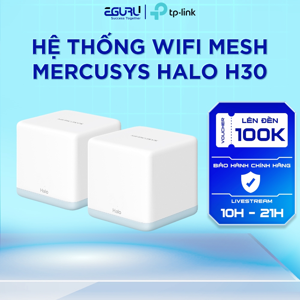 Bộ phát WIFI Mesh Mercusys Halo H30 | Shopee Việt Nam