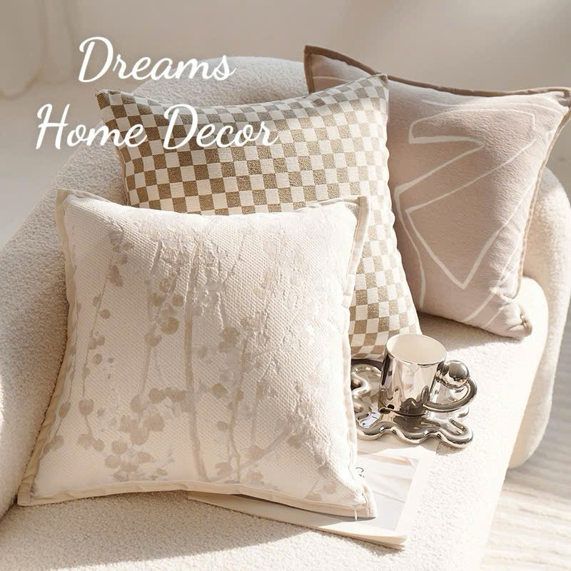 ( Hàng Cao Cấp ) Vỏ Bọc Gối Sofa Tông Trà Sữa Dễ Thương Gối Vuông Tựa ...