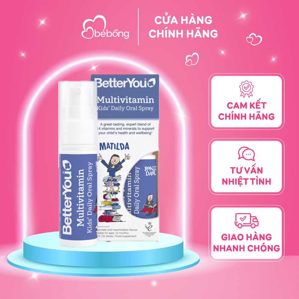 (Mẫu mới) Vitamin dạng xịt Multivit BetterYou Anh 25ml | Shopee Việt Nam