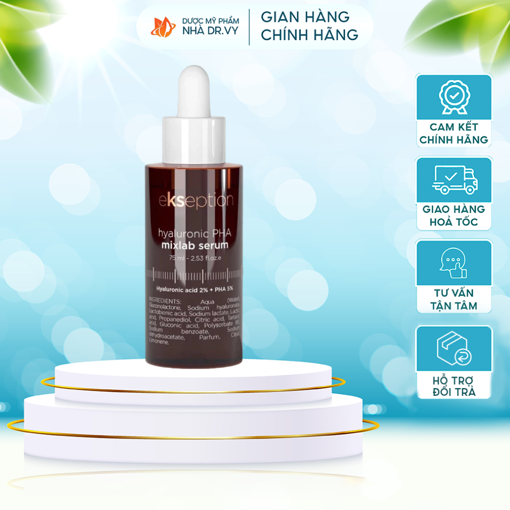 [HÀNG CÔNG TY] Serum Ekseption Hyaluronic PHA mixlab Serum 75ml - Hỗ ...
