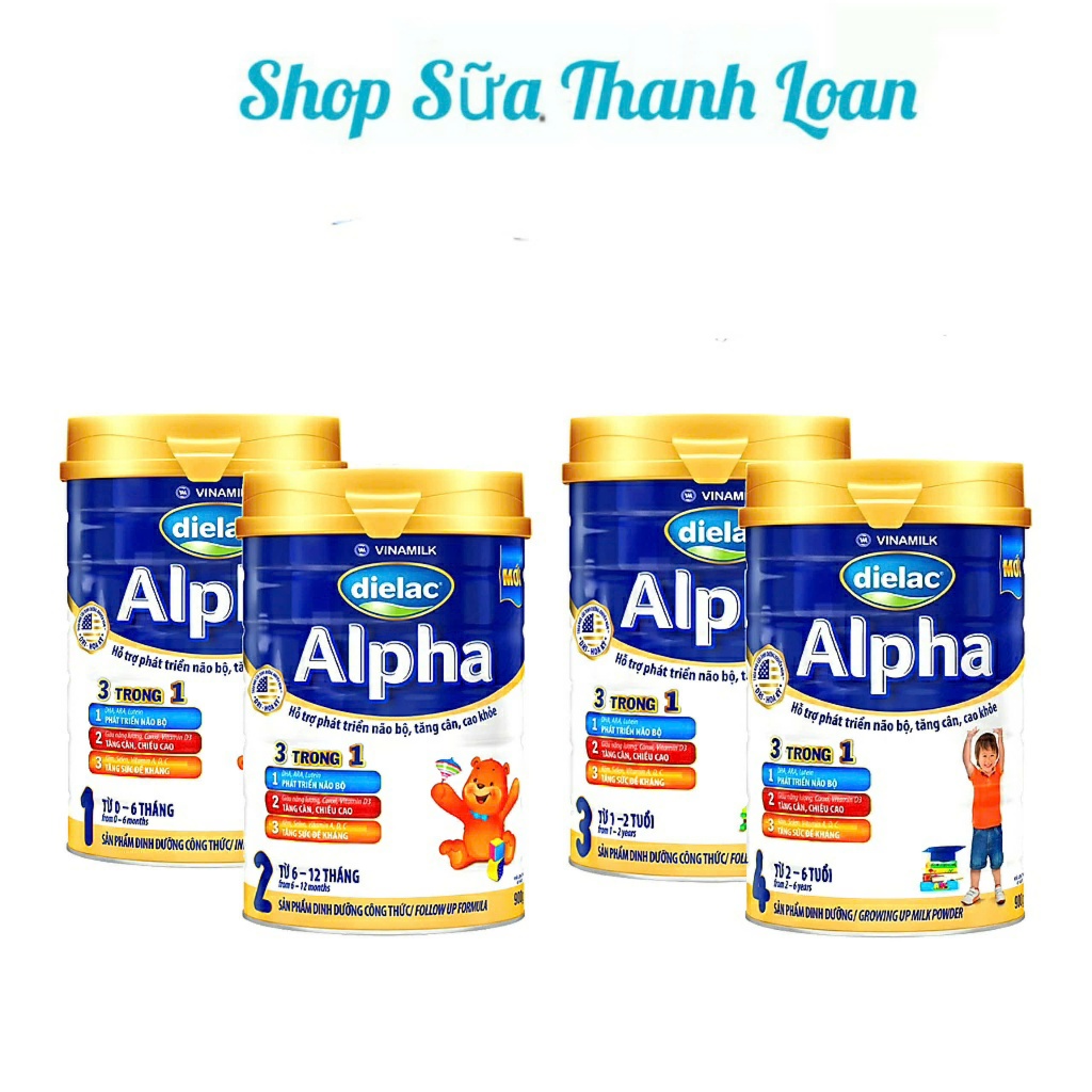 (HSD T11-2026) Sữa Bột Vinamilk Dielac Alpha Số 1/ 2/ 3 - Hộp Thiếc 400g/ 900g/ 1500g. | Shopee ...