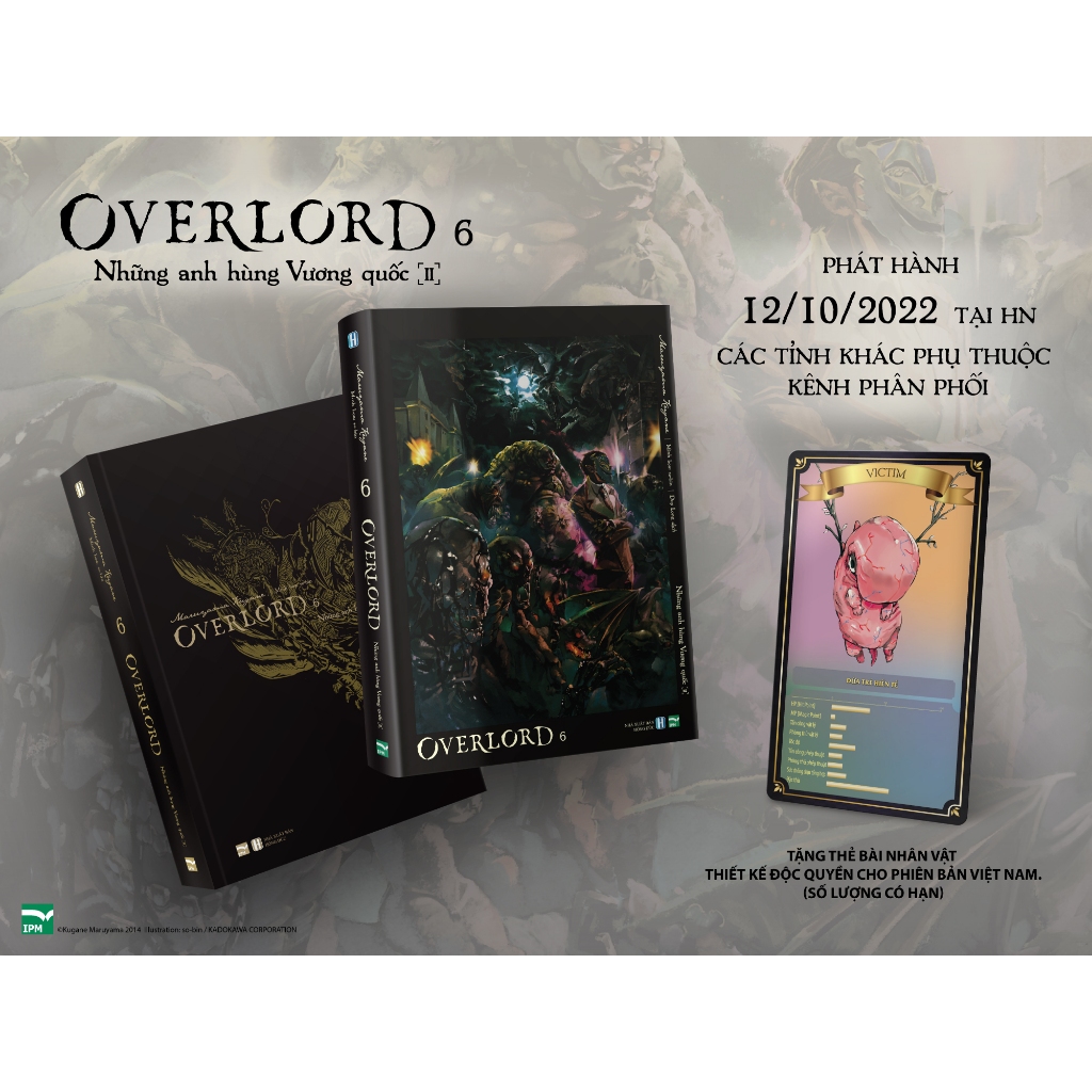 [Phụ Kiện Postcard Đặc Biệt] [Light Novel] OVERLORD - Tập 6: Những Anh ...