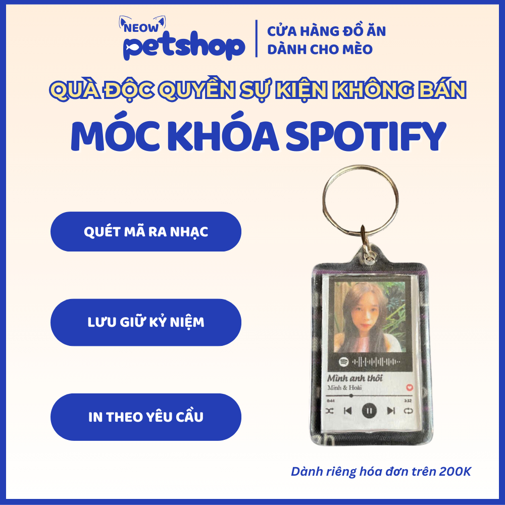 [KHÔNG BÁN] QUÀ ĐỘC QUYỀN MÓC KHÓA SPOTIFY IN THEO YÊU CẦU | Shopee ...
