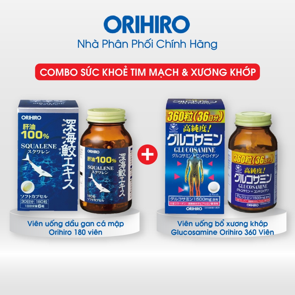 Combo Sản Phẩm Sức Khoẻ Tim Mạch & Xương Khớp - NPP Chính Hãng Orihiro | Shopee Việt Nam