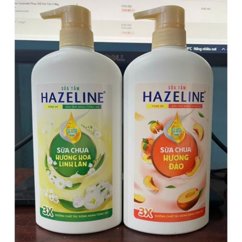 Sữa tắm Hazeline sáng mịn phục hồi 670g | Shopee Việt Nam