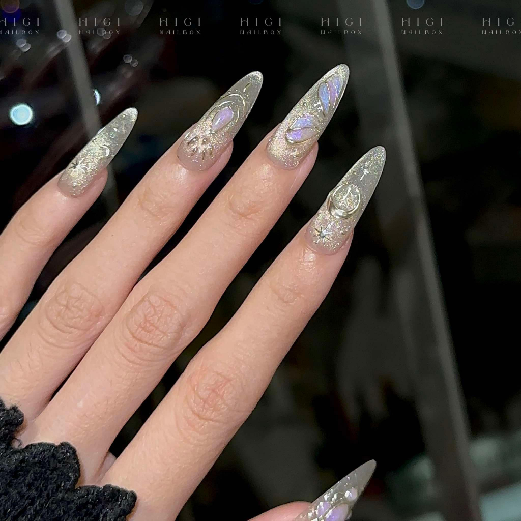 [ H319 Nailbox thiết kế thủ công Xinh Đẹp Bền Chống nước Sơn Gel Làm ...