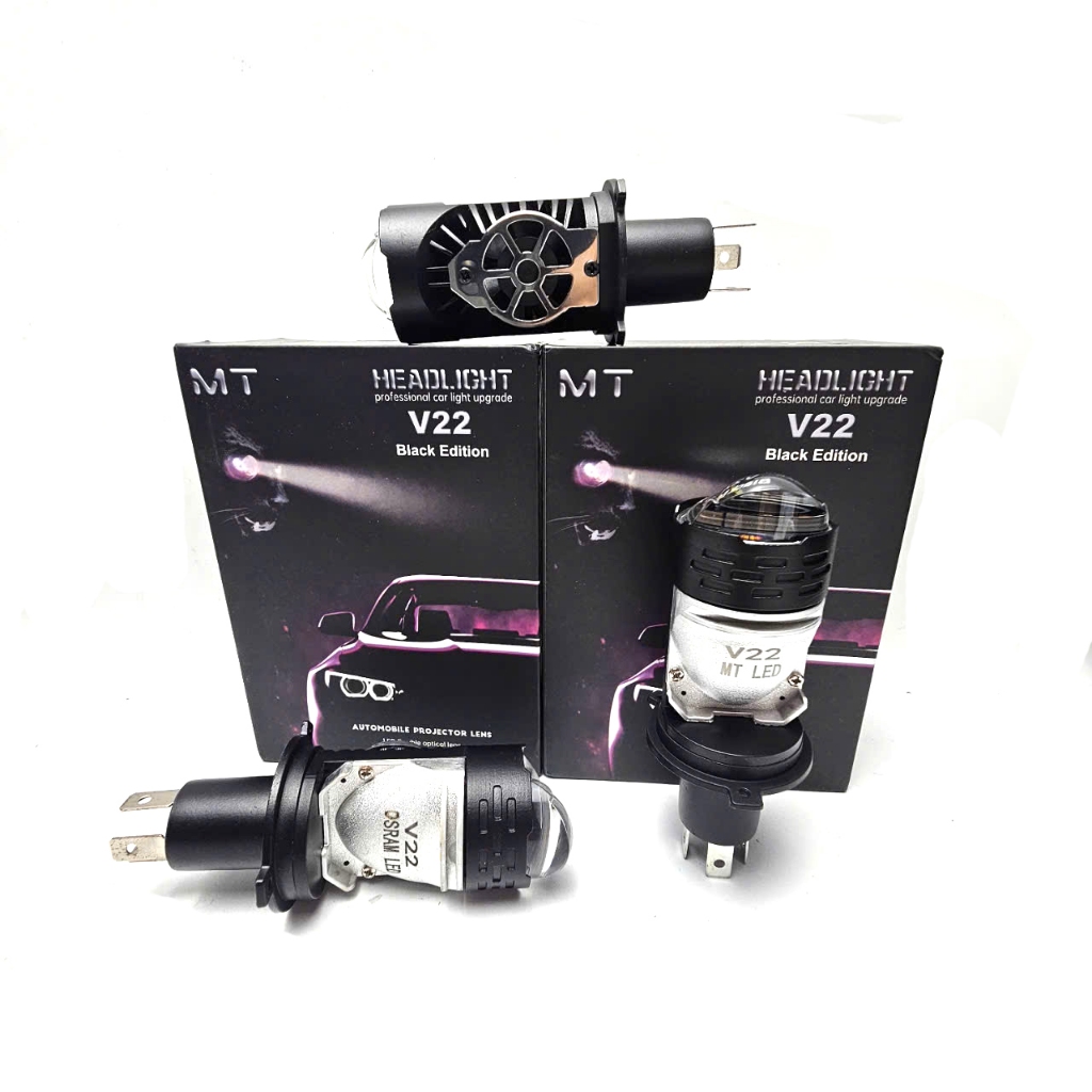 BiCauMiNi V22 Black, 55W Phù Hợp Cho OTo Xe Máy H4 - DC 12-24V ( Tặng ...