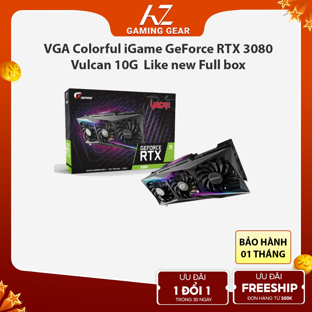 VGA Colorful iGame GeForce RTX 3080 Vulcan X OC 10G Like new | Shopee ...