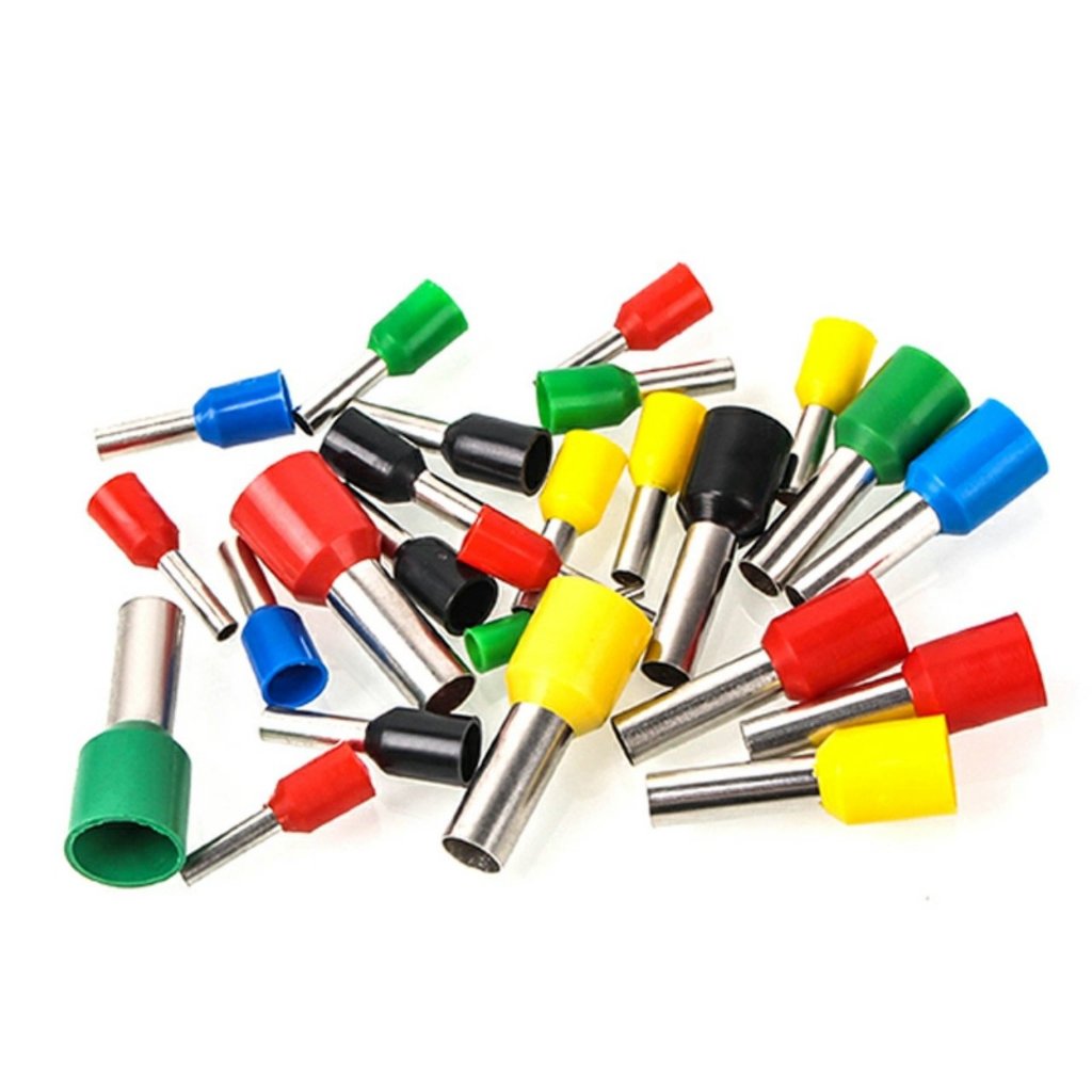 Đầu cos pin rỗng bọc nhựa 100c, cos pin rỗng,cốt kim thông,kim dài đủ ...