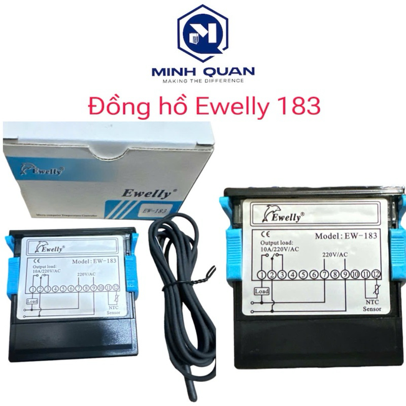 Bộ điều khiển nhiệt độ Ewelly 183 - Đồng hồ Ewelly 183 181 285 | Shopee Việt Nam
