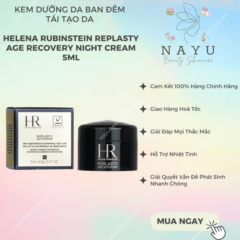 [MINI 5ML] KEM DƯỠNG DA BAN ĐÊM TÁI TẠO DA HELENA RUBINSTEIN REPLASTY ...
