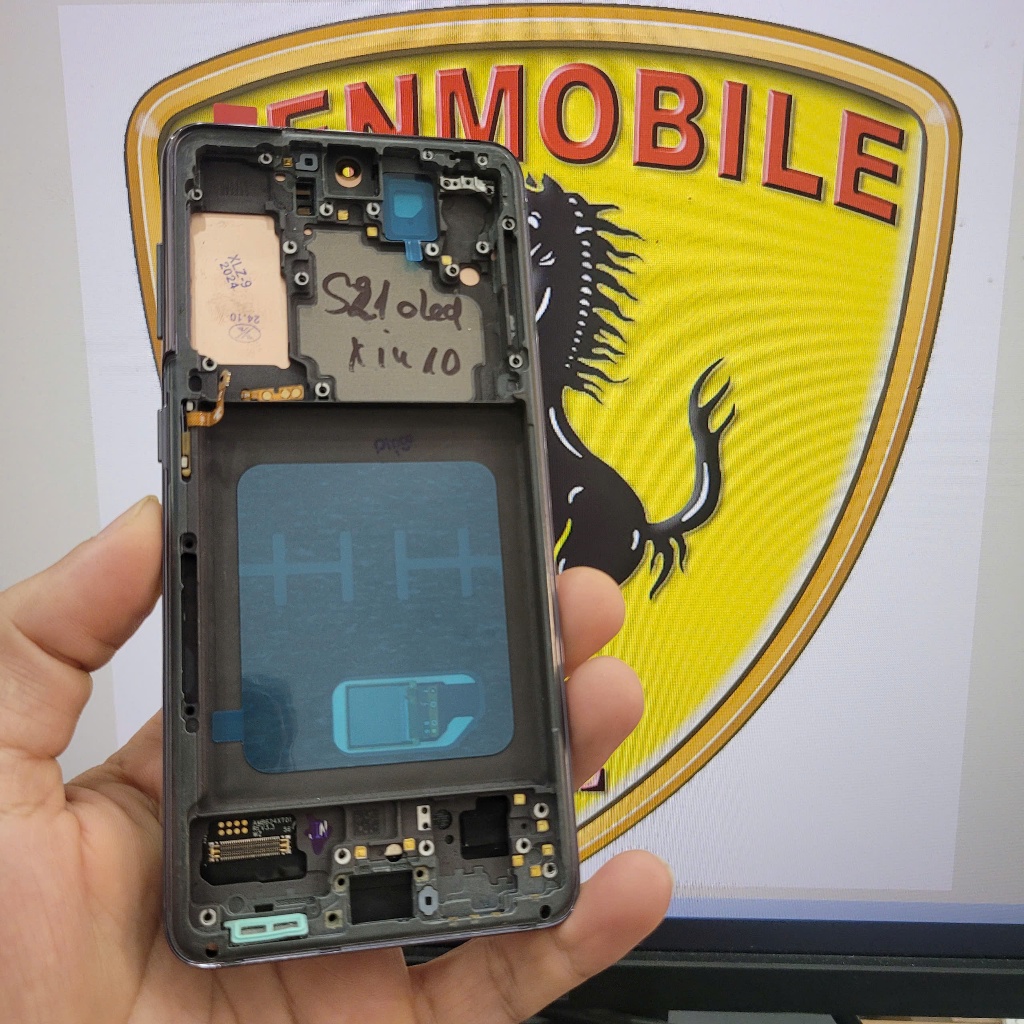 Màn Hình Tương Thích SS S21 / S21 5G / G991, Loại OLED và ZIN Hãng, Liền Khung (tặng keo dán ...