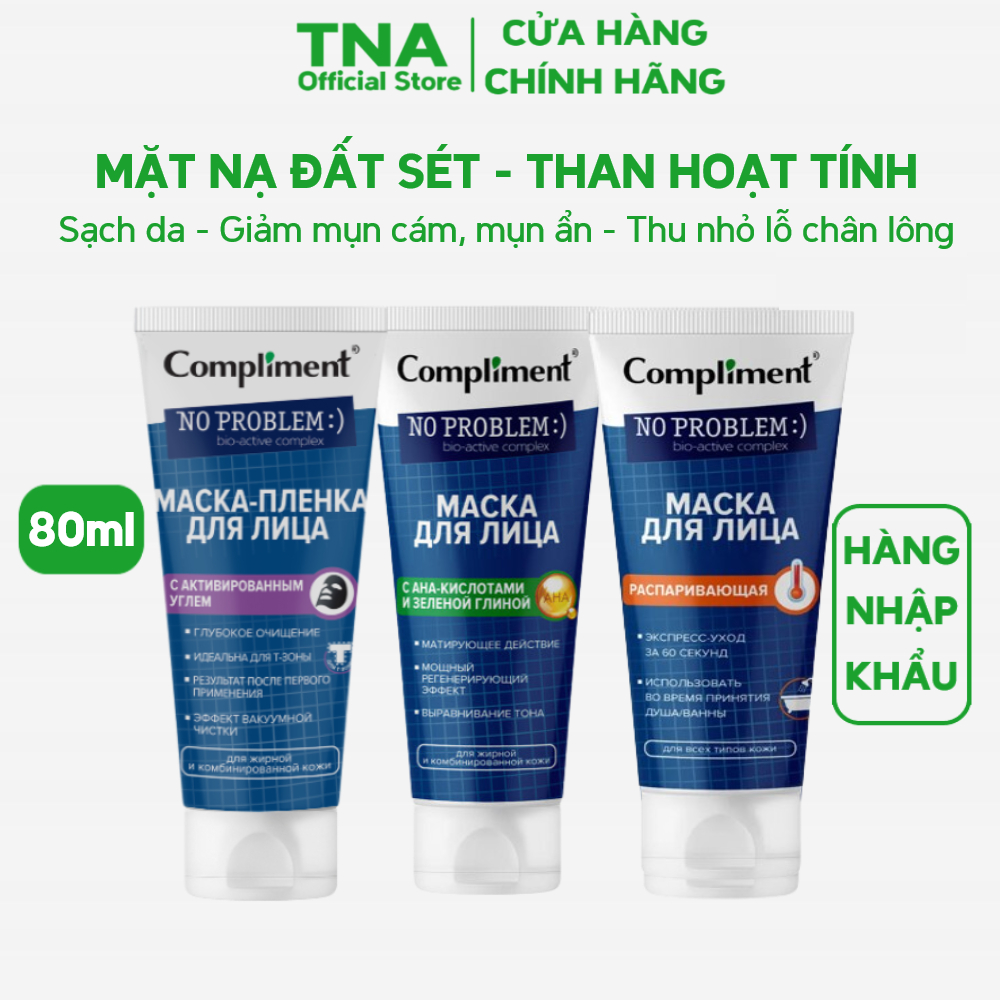Mặt nạ đất sét Macka Compliment Face Mask làm sạch sâu, giảm mụn, thu ...