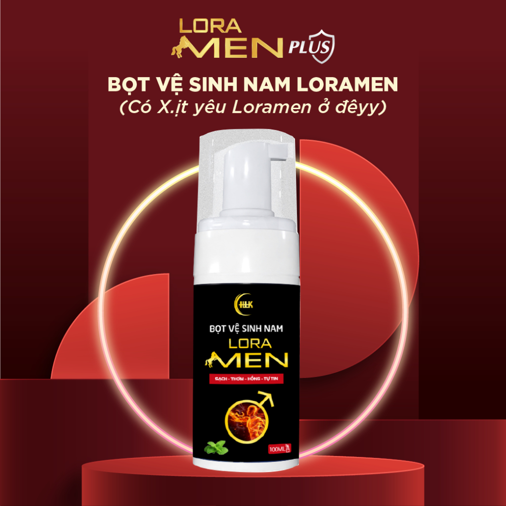 Bọt vệ sinh Loramen(Có G.E.L loramen d.ập 60p) - Hương bạc hà the mát dành cho nam - 100ml ...