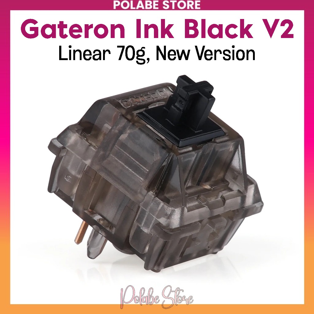 Gateron Ink Black v2 Công Tắc Bàn Phím Cơ Gat Ink Black v2 Linear ...