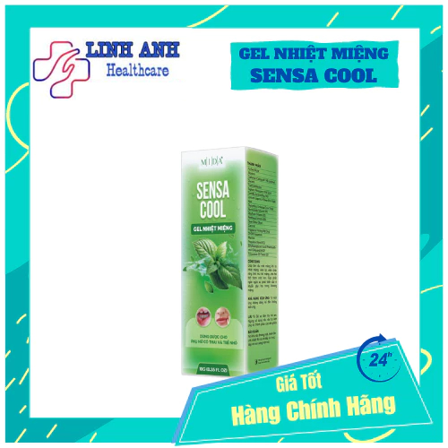 Gel nhiệt miệng Sensa cool - Giúp dịu mát miệng khi bị nhiệt miệng ...