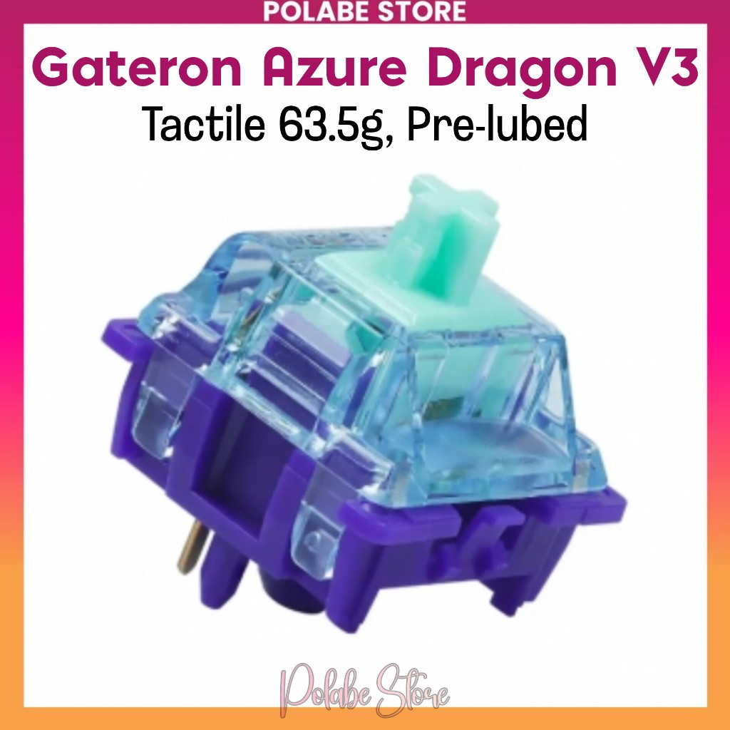 GATERON AZURE DRAGON V3 tactile switch công tắc bàn phím cơ Azure Dragon v2 Polabe Store ...