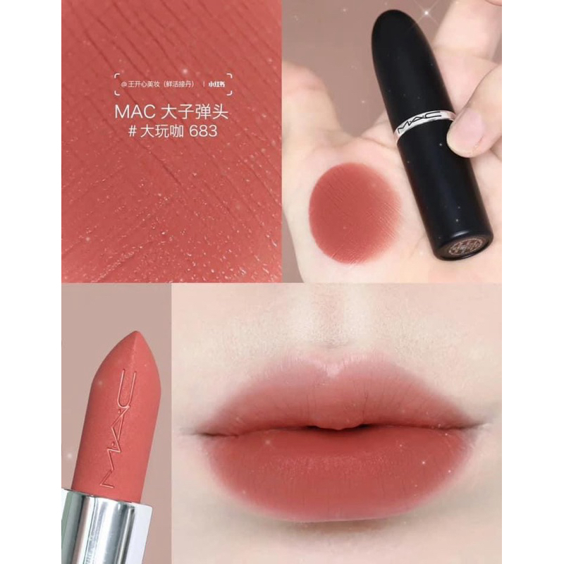 (NEW) Son M.@.C lipstick fullsize- fullbox chính hãng ( Link mới ) | Shopee Việt Nam