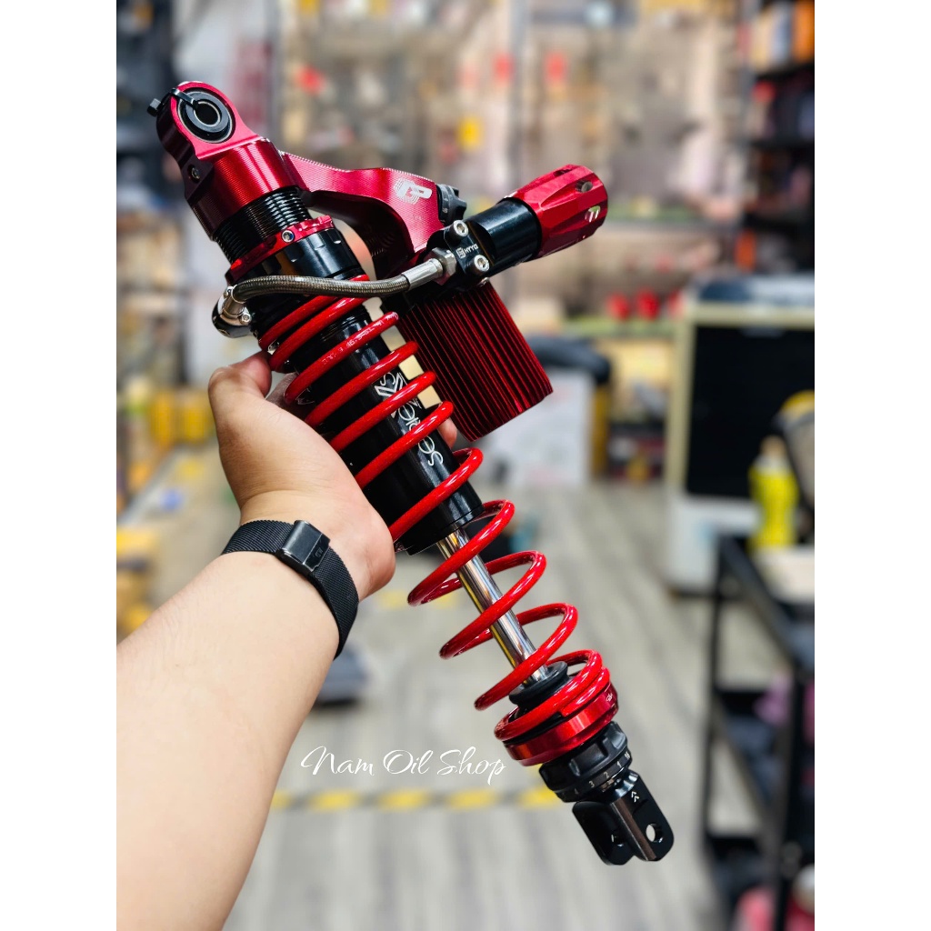 Set phuộc Profender X series đỏ và đen kèm HPA Hyyo dây cho SH150/350 ...