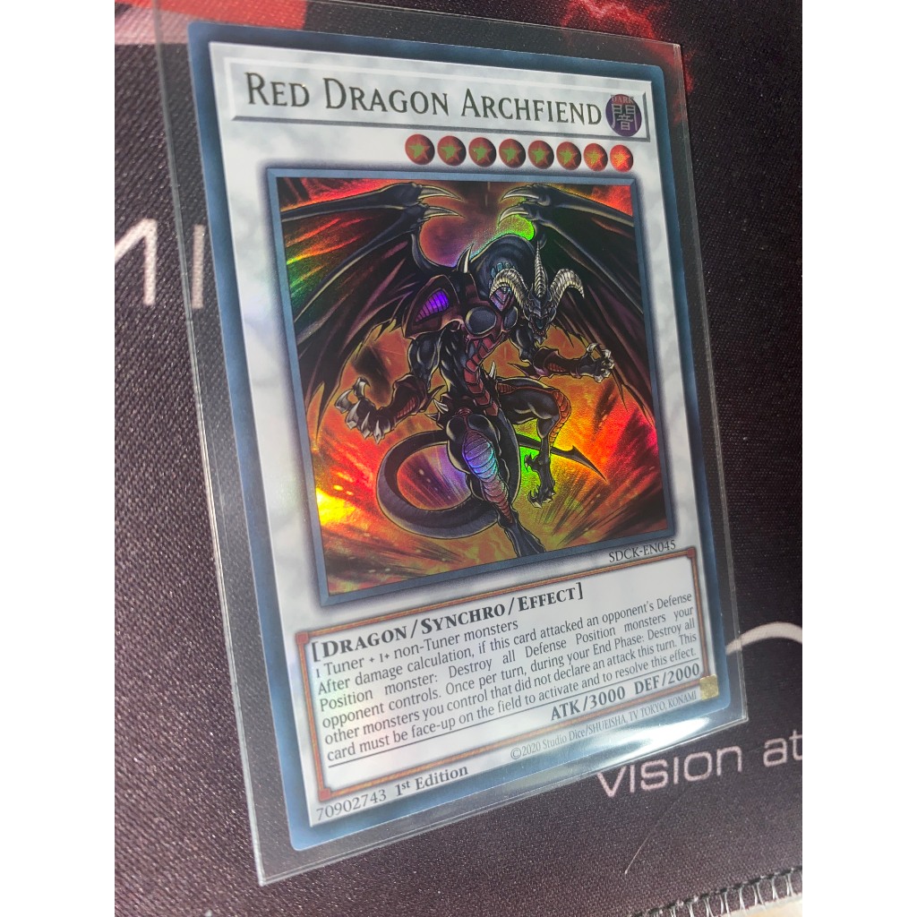 Red Dragon Archfiend - SDCK-EN045 - Ultra Rare 1st Edition | Shopee Việt Nam