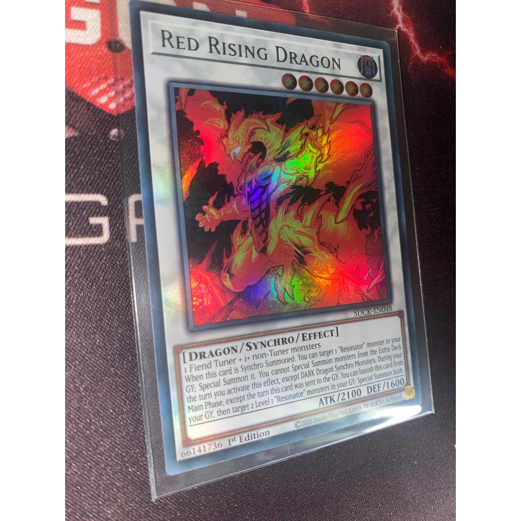 Red Rising Dragon - SDCK-EN048 - Ultra Rare 1st Edition | Shopee Việt Nam